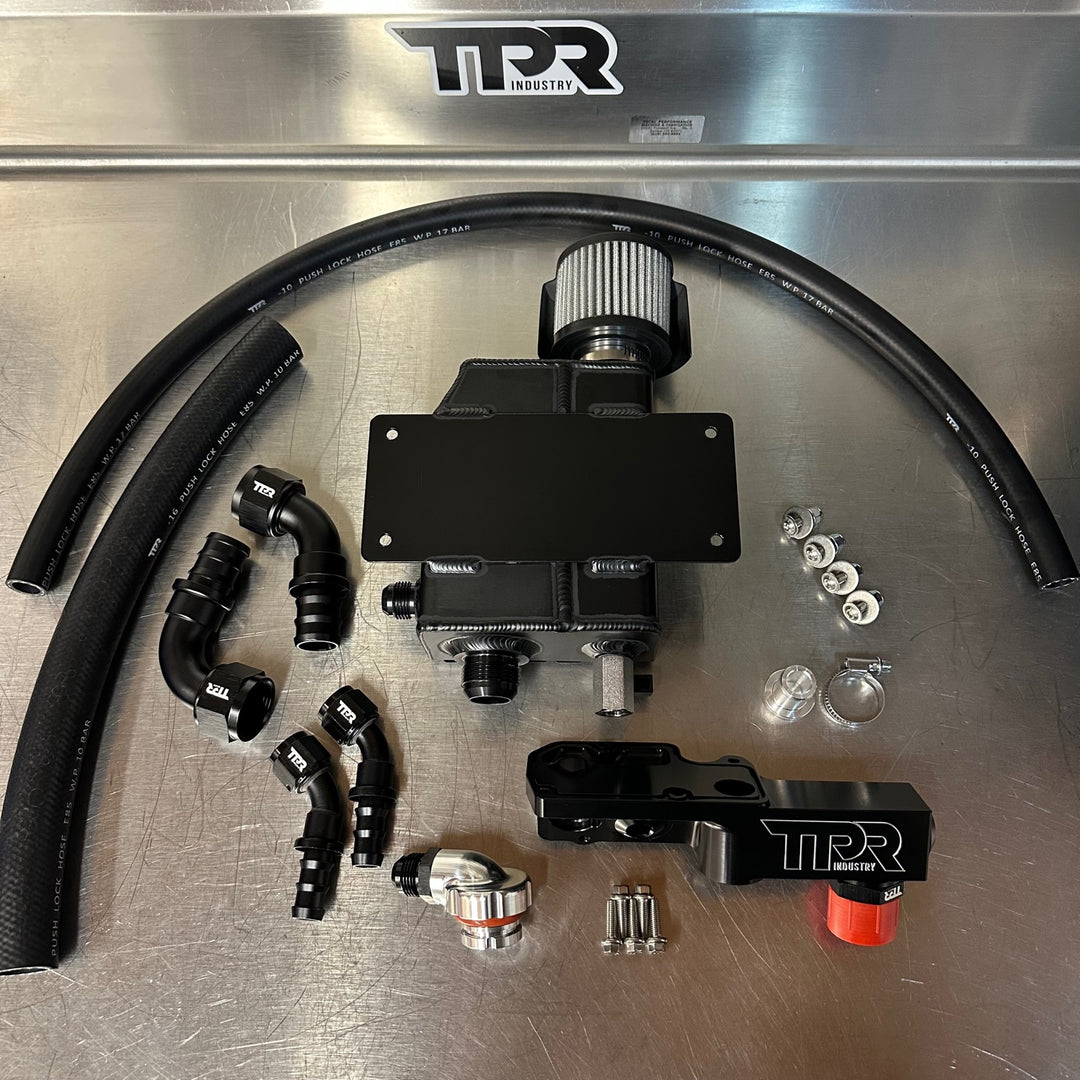 TPR006B - BLACK Crankcase Breather Kit - RZR – TPR Industry