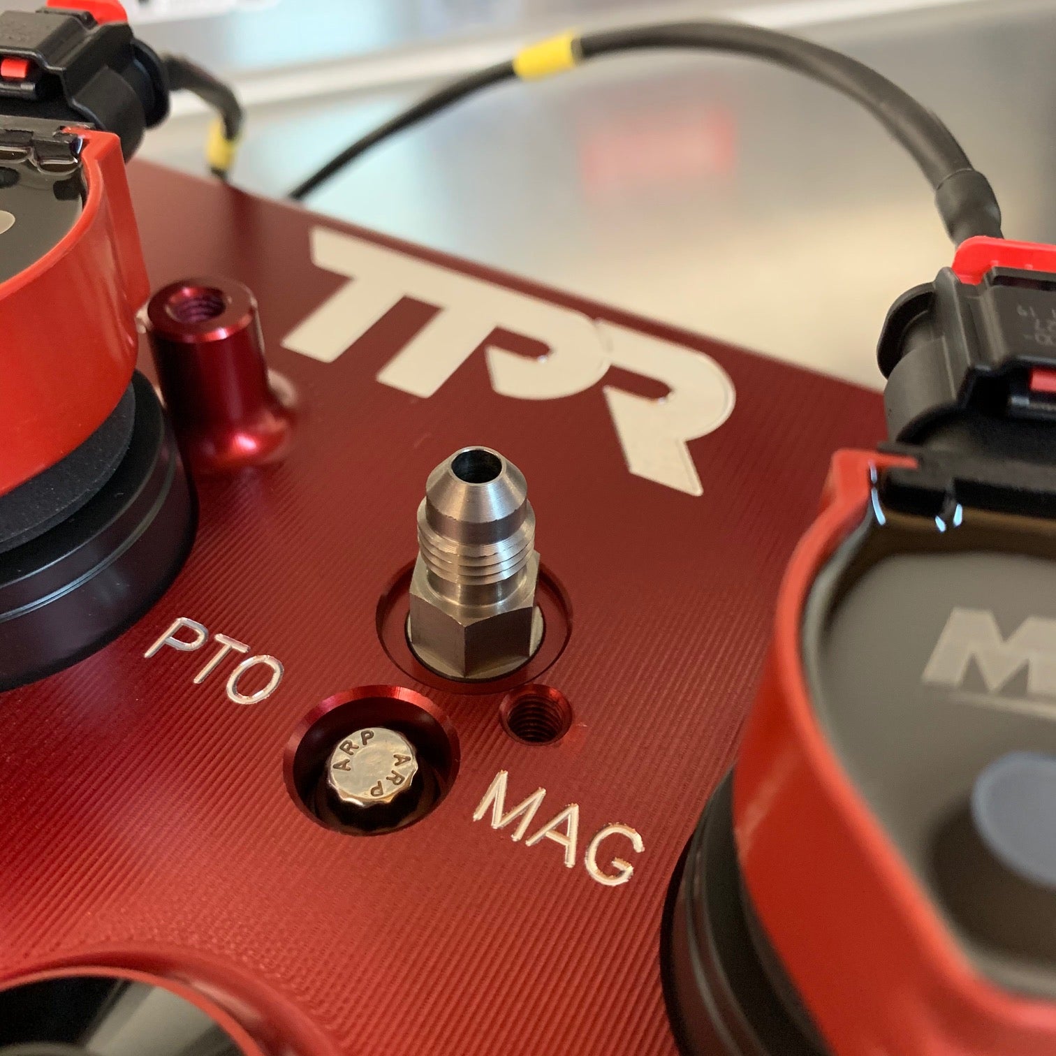 TPR010 - RED Billet Valve Cover - RZR – TPR Industry